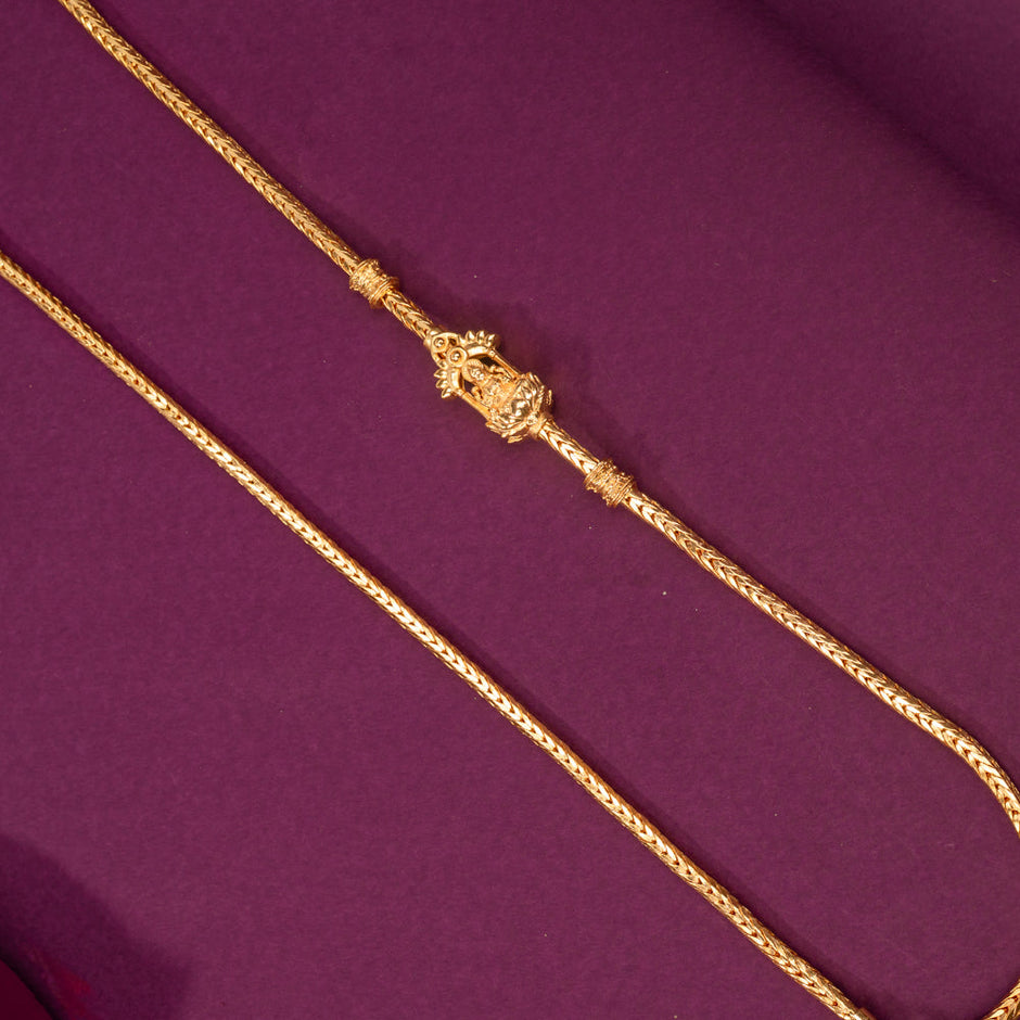 Mugappu Chain Collection | Gold Plated & Silver Traditional Designs